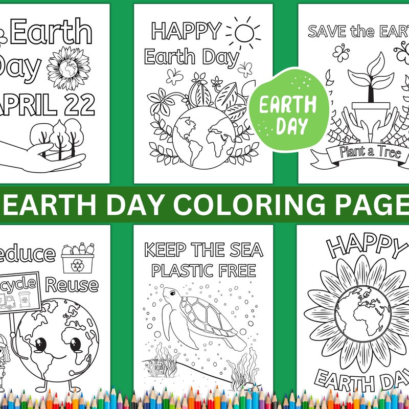 Earth Day Printable - Etsy