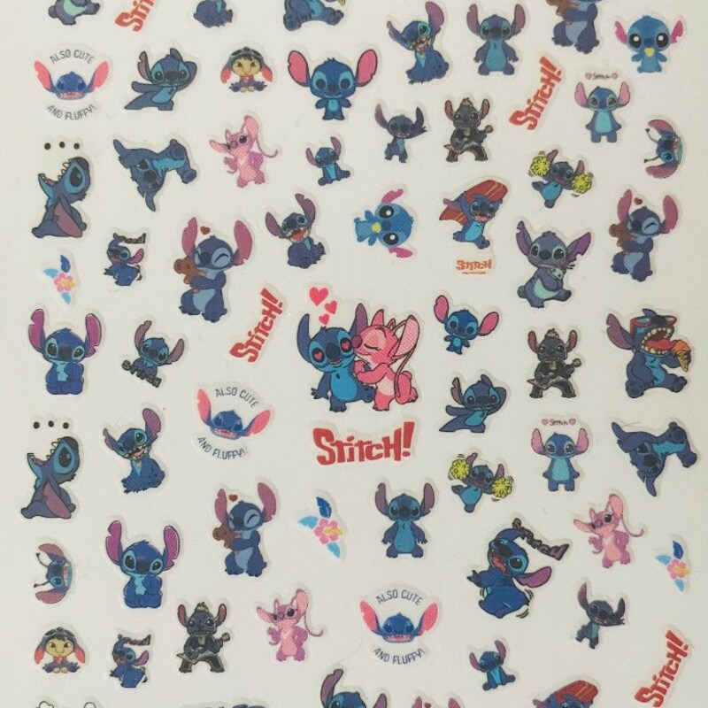 Lilo and Stitch Nails - Etsy