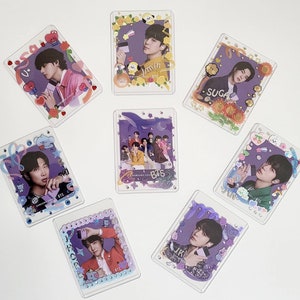 Official BTS Samsung Photocards With Decorated BT21 Toploaders - Etsy