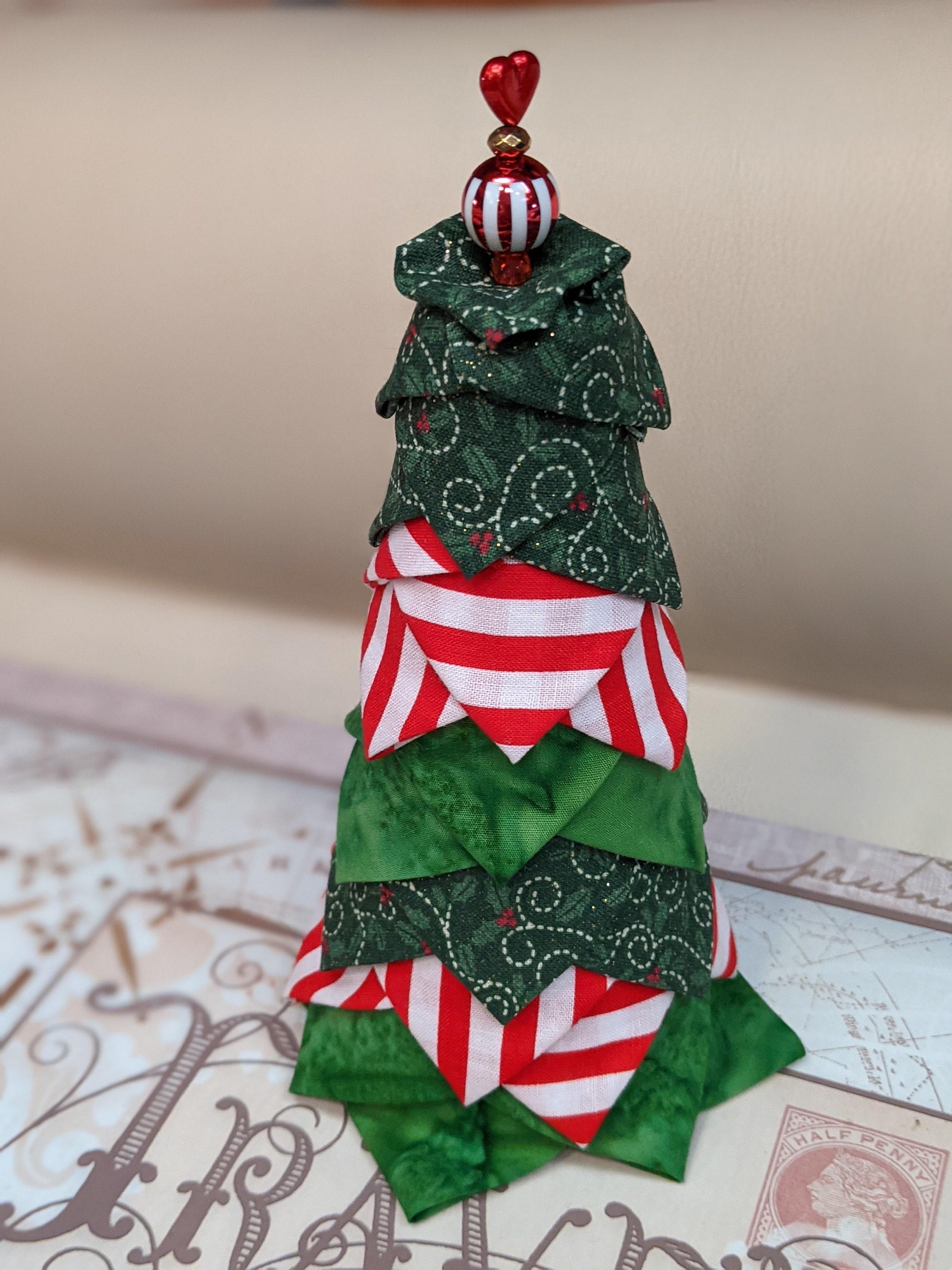 Small Quilted Table Top Trees for Christmas and Other | Etsy