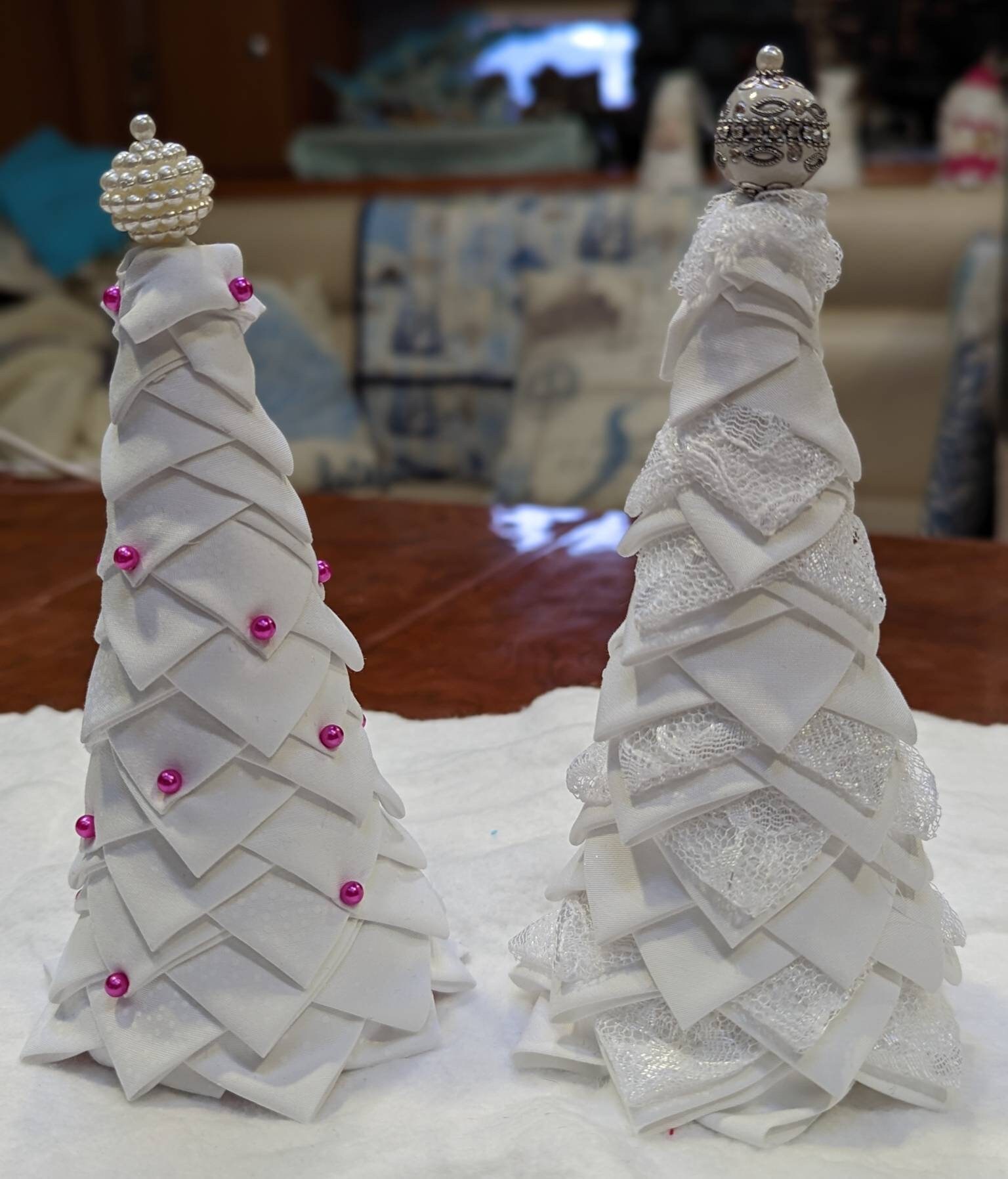 Small Quilted Table Top Trees for Christmas and Other - Etsy
