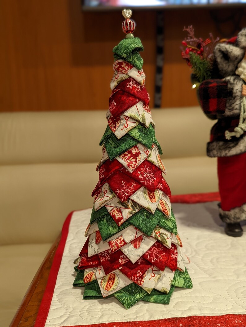 Medium Sized Quilted Table Top Trees for Christmas and Other - Etsy