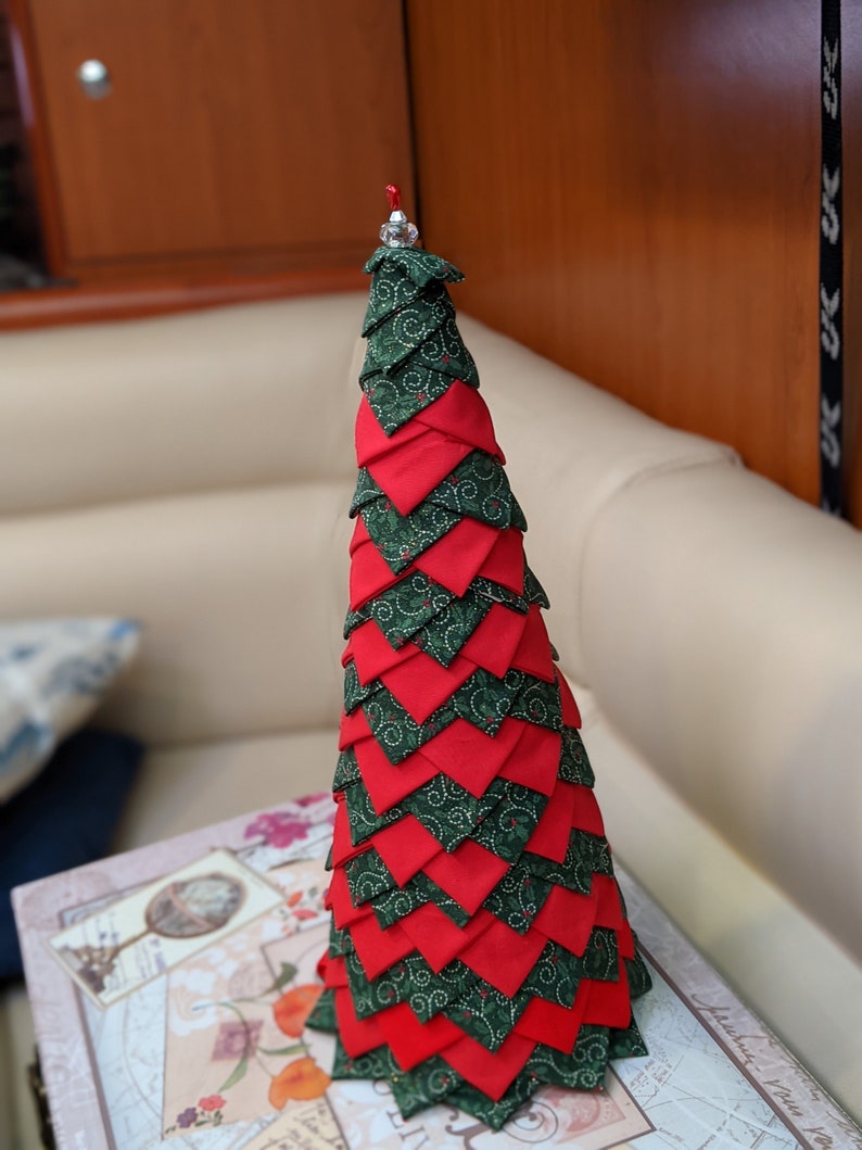 Large Quilted Table Top Trees for Christmas and Other - Etsy