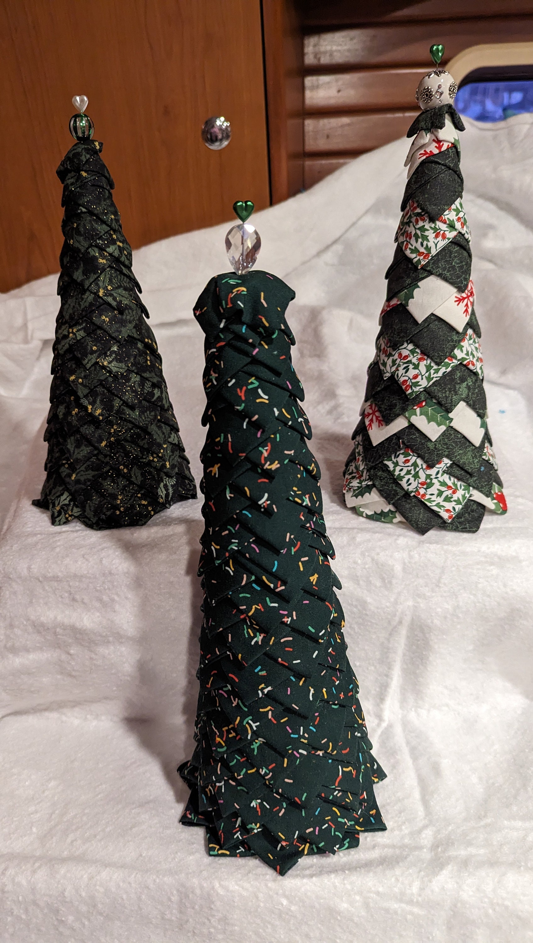 Large - Quilted Table Top Trees for Christmas and Other Decorative ...