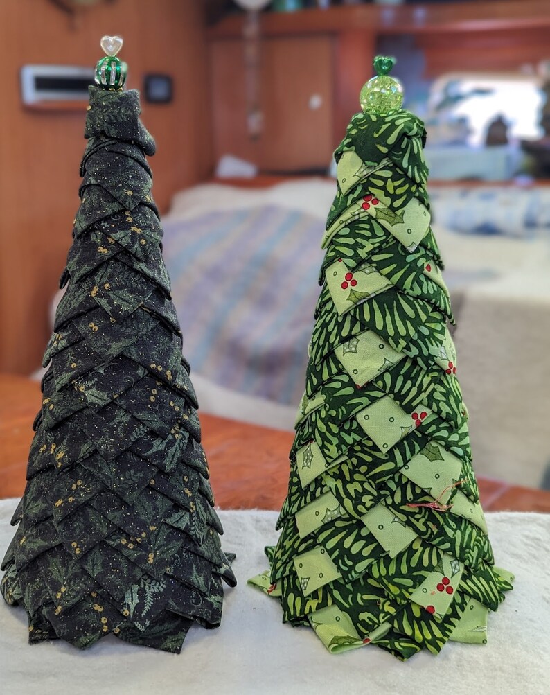 Medium Sized Quilted Table Top Trees for Christmas and Other - Etsy