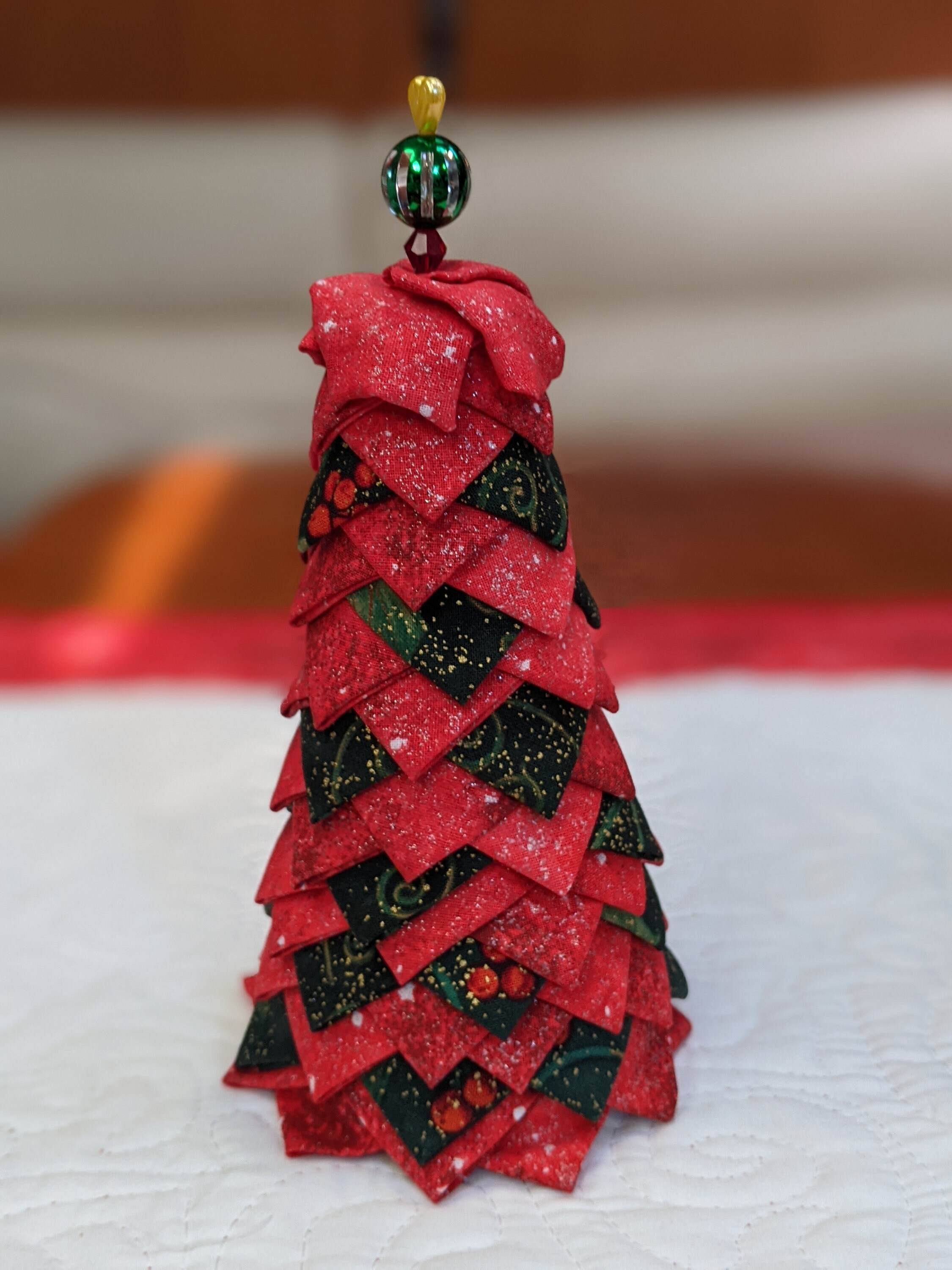 Small Quilted Table Top Trees for Christmas and Other | Etsy