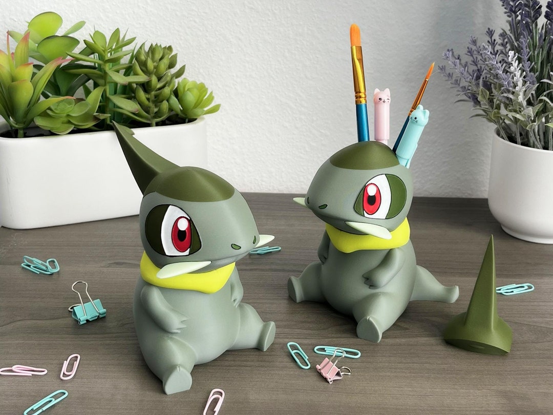 Axew Desk Buddy Cute Office Storage Container Pokemon Inspired - Etsy