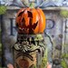 Handmade Halloween Pumpkin Elixir Bottle: Witchcraft Apothecary Decor ...