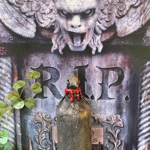 Potion Gothic Vampire Blood Art Glass Bottle 21/5.5cm Witch - Etsy