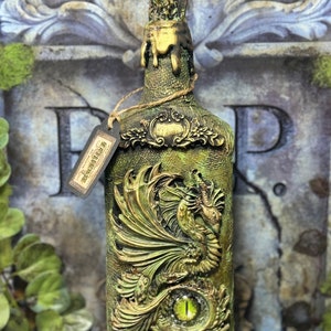 Potion Basilisk Blood, Glass Art Bottle 27/9cm , Wizard , Witchcraft ...