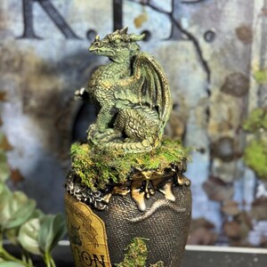 Potion Dragon Tonic Glass Bottle 22/7cm , Wizard , Witchcraft , Gothic ...