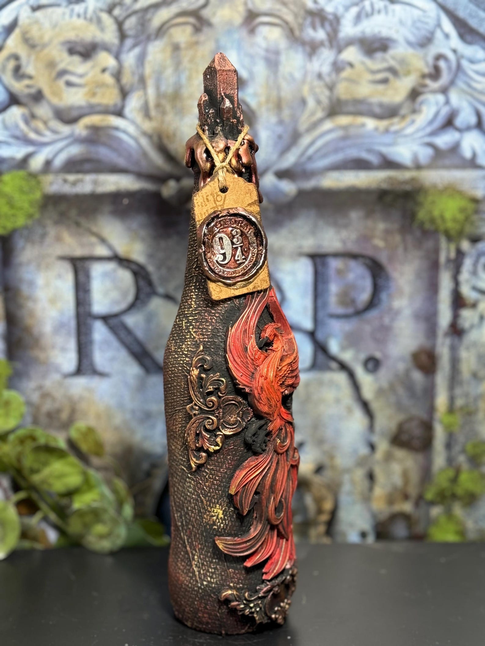 Potion Phoenix Ashes Glass Bottle 25/5 Cm , Wizard , Halloween ...