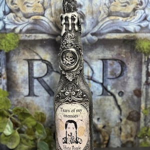 Potion Tears of My Enemies Glass Bottle 24/5cm , Halloween , Witchcraft ...