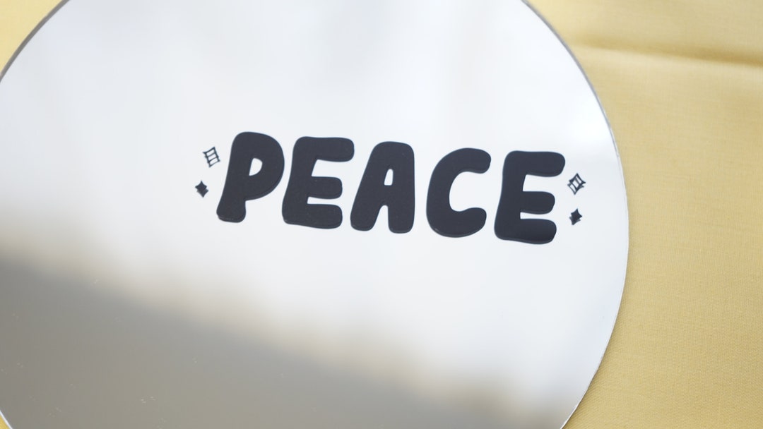 Peace Decal | Positive Quote | Car Decal | Decal for Mirror | Decal ...