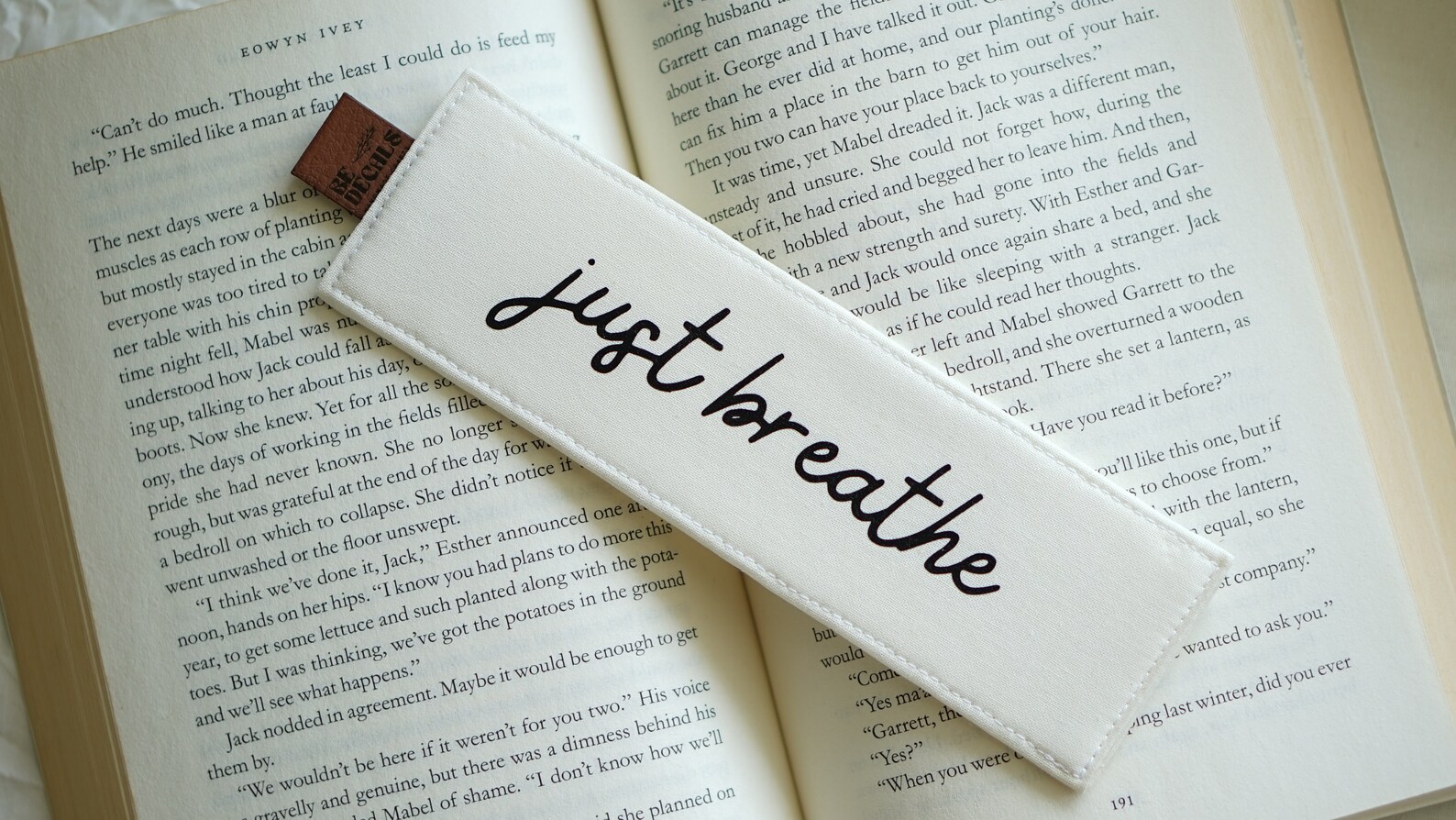 Fabric Bookmarks | Mindful Bookmarks | Gift for Readers | Bookish ...