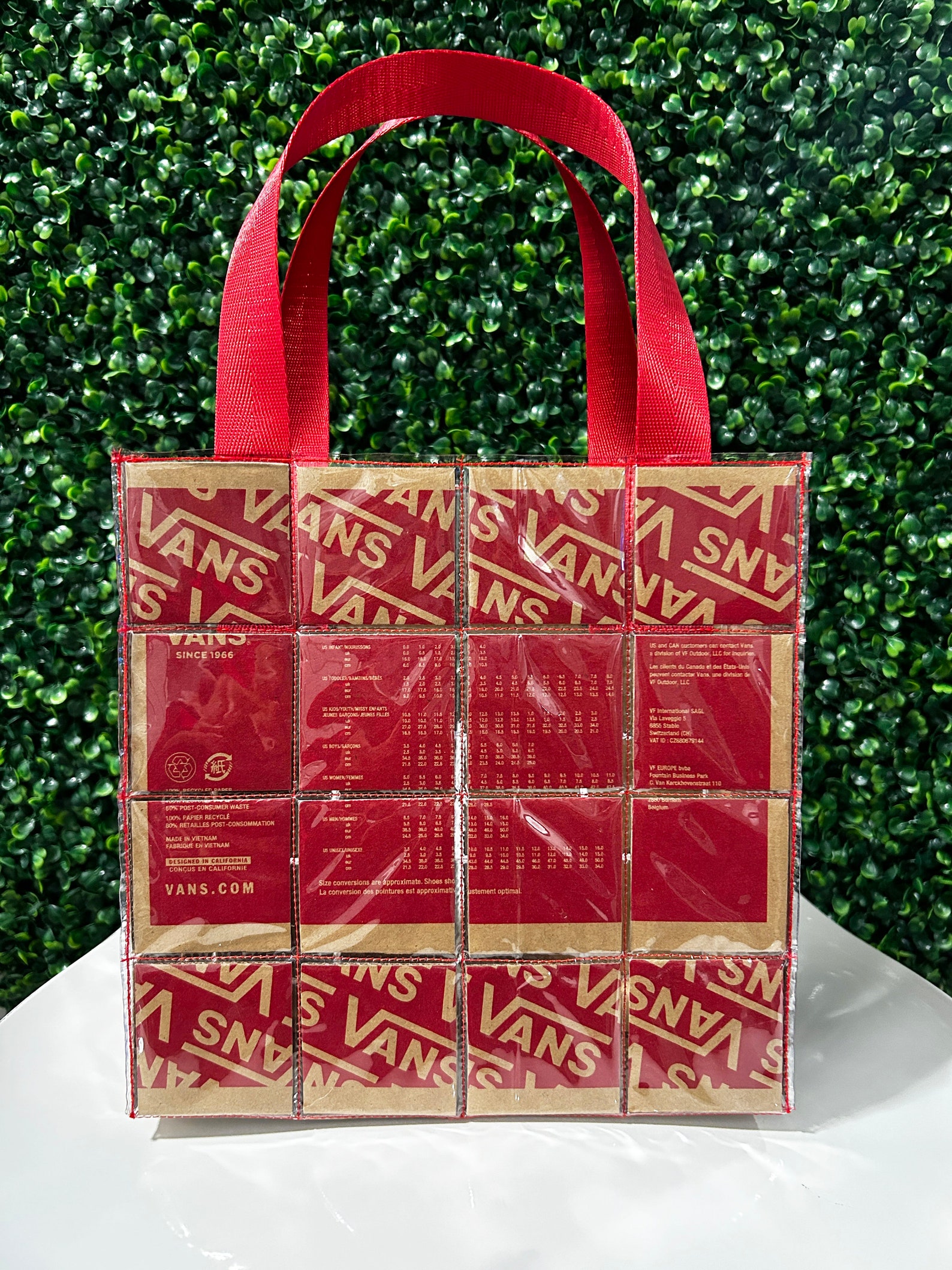 Custom Upcycled Vans Mini Tote Bag - Etsy