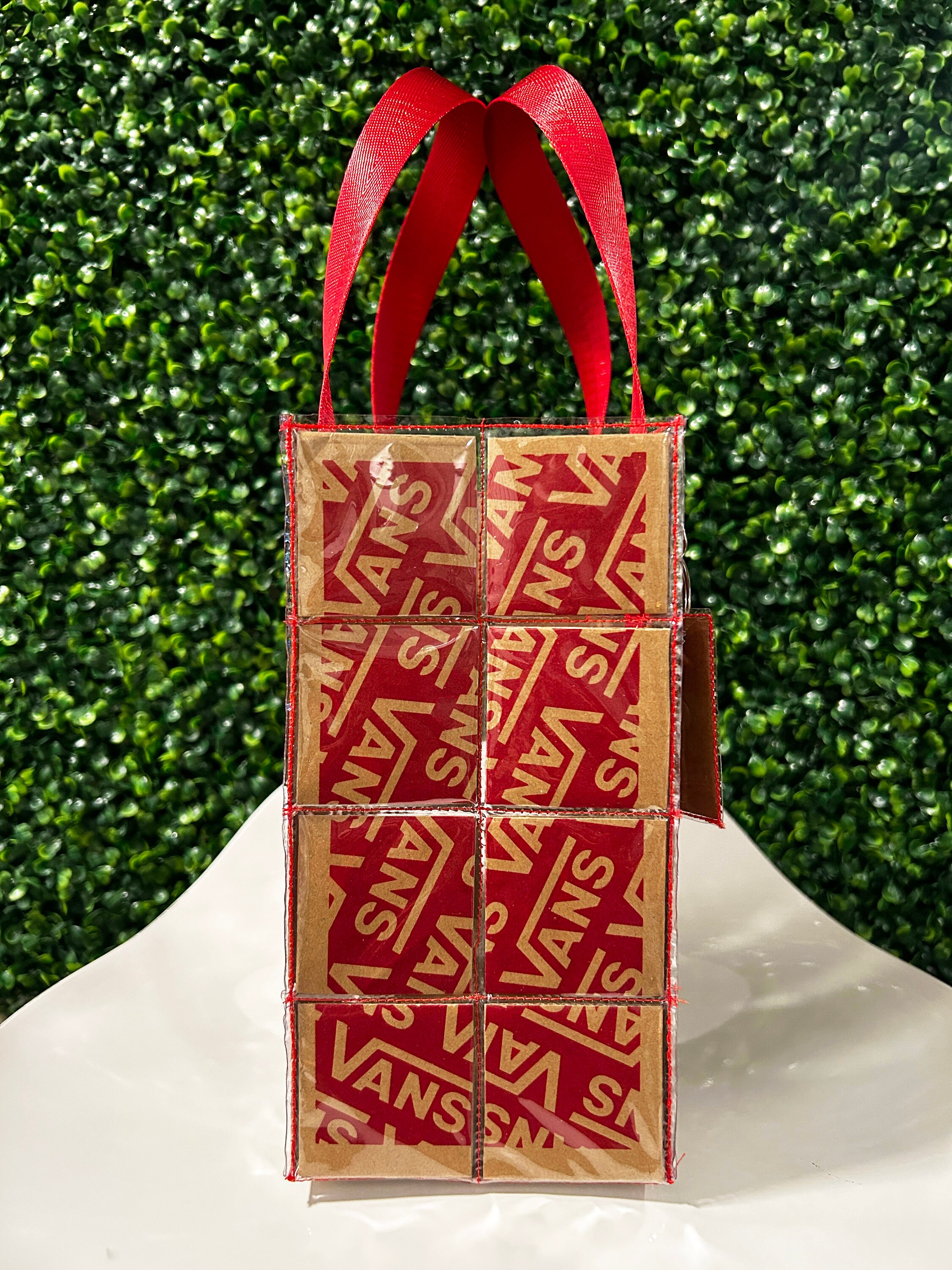 Custom Upcycled Vans Mini Tote Bag - Etsy