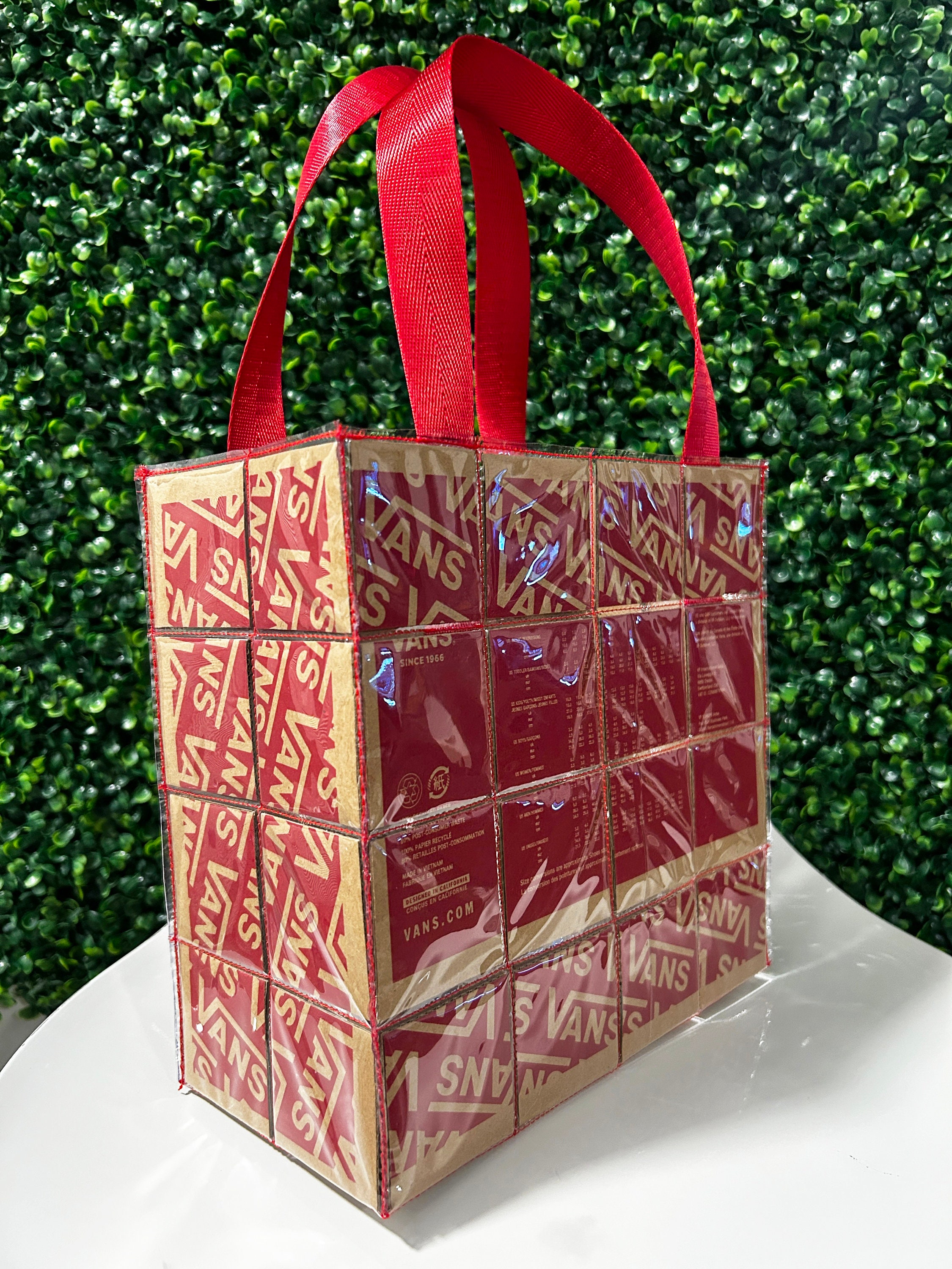 Custom Upcycled Vans Mini Tote Bag - Etsy