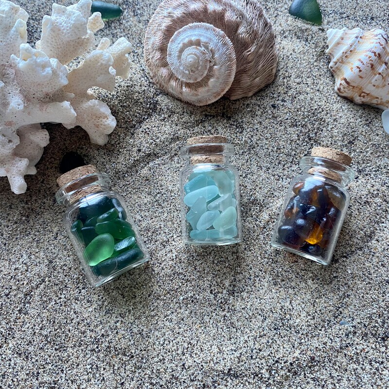 Sea Glass Jar - Etsy
