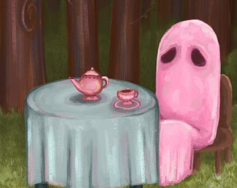 Ghost Tea Party - Etsy