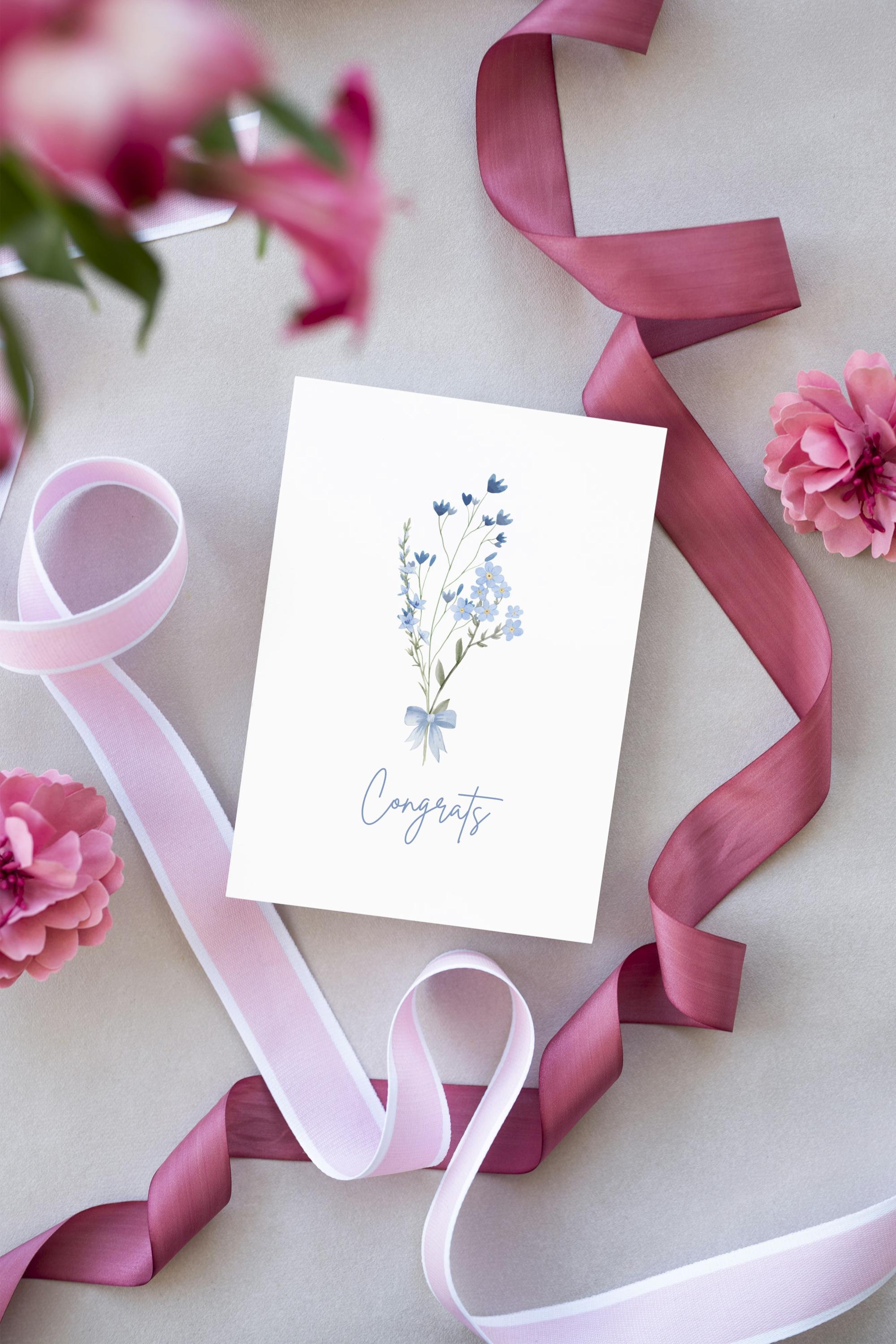 Digital Congratulations Card | Cute Printable PDF | Congrats Digital ...