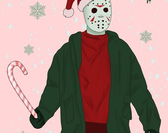 Jason Vorhees Artwork Print - Etsy