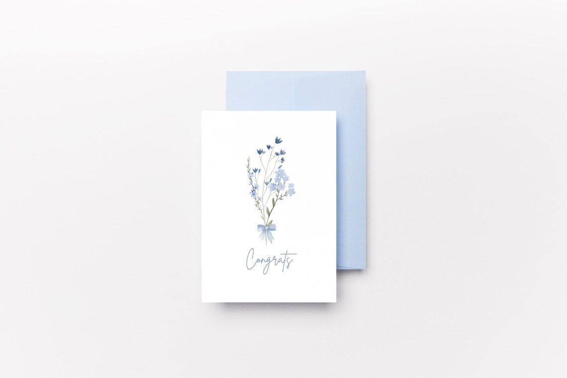 Digital Congratulations Card | Cute Printable PDF | Congrats Digital ...