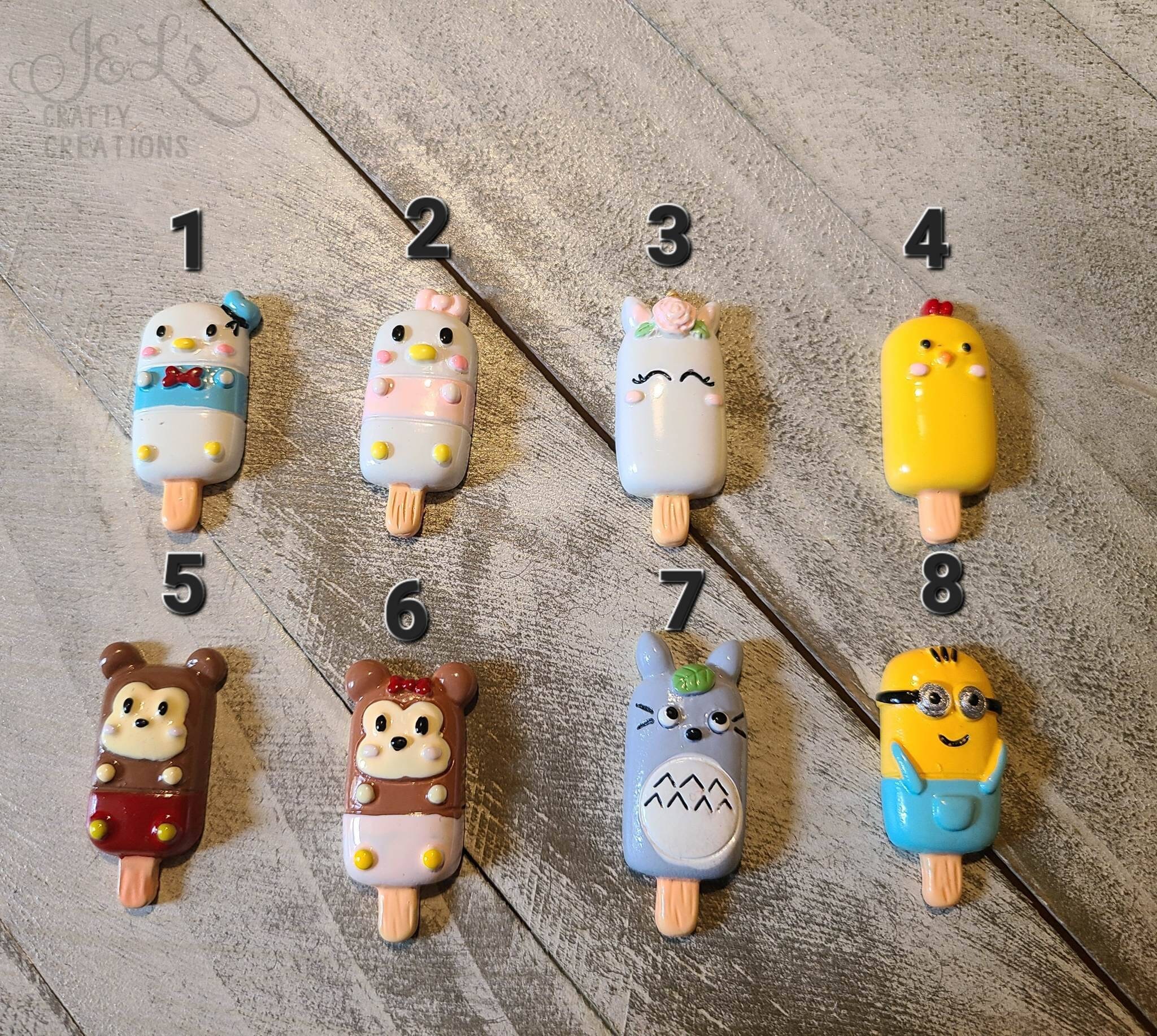 Popsicle Character Resin Coverminders - Etsy