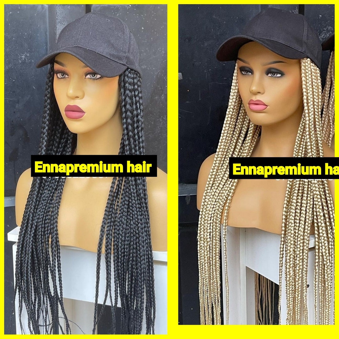 READY TO SHIP ,cap Braids Wig, Braided Wig, Braids on Cap - Etsy
