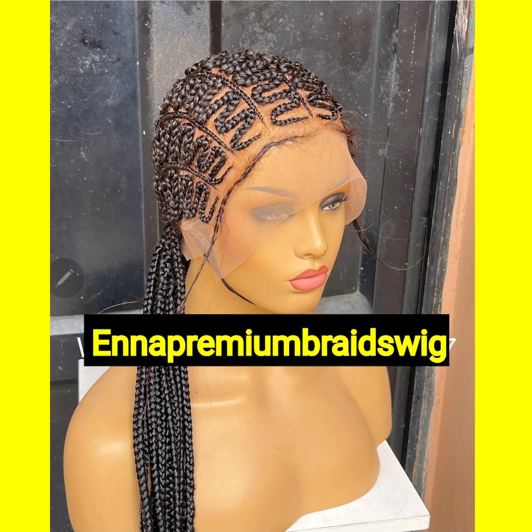 Full Lace Cornrow Wig, Cornrow Braided Lace Wigs,Glueless Braided wig ...
