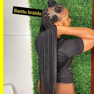 Bantu Braids Wig , Full Lace Braids Wig ,cornrow Braids Wig ,stitch ...