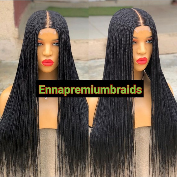 Ready to Ship Cornrow Braids Wig Braided Wig Lace Braids Wig | Etsy