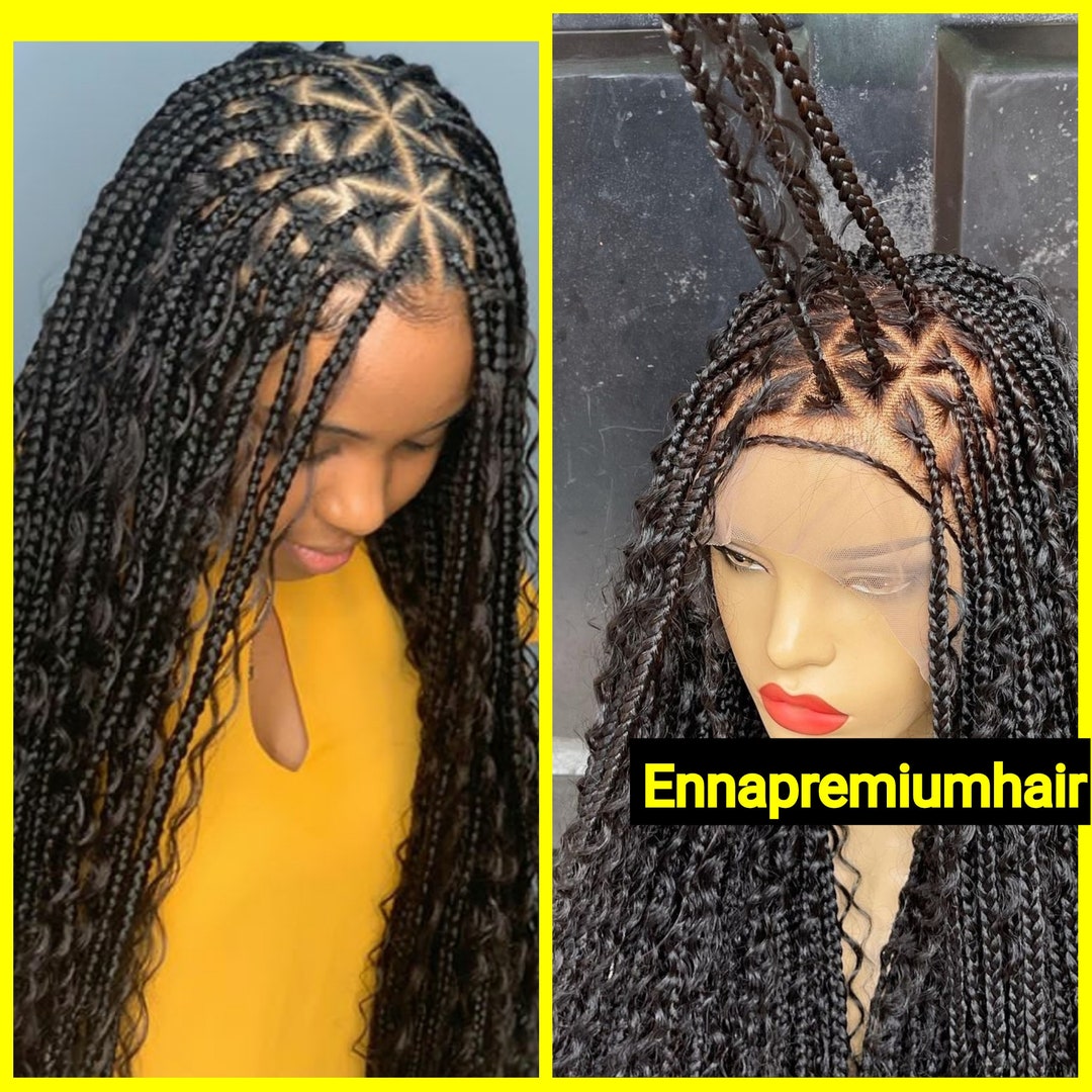 TRIANGLE BOHO BRAIDS Bohemian Lace Braids for Black - Etsy