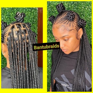 Bantu Braids Wig , Full Lace Braids Wig ,cornrow Braids Wig ,stitch ...