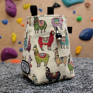 Chalk Bag for Climbing & Bouldering Handmade From Repurposed and ...