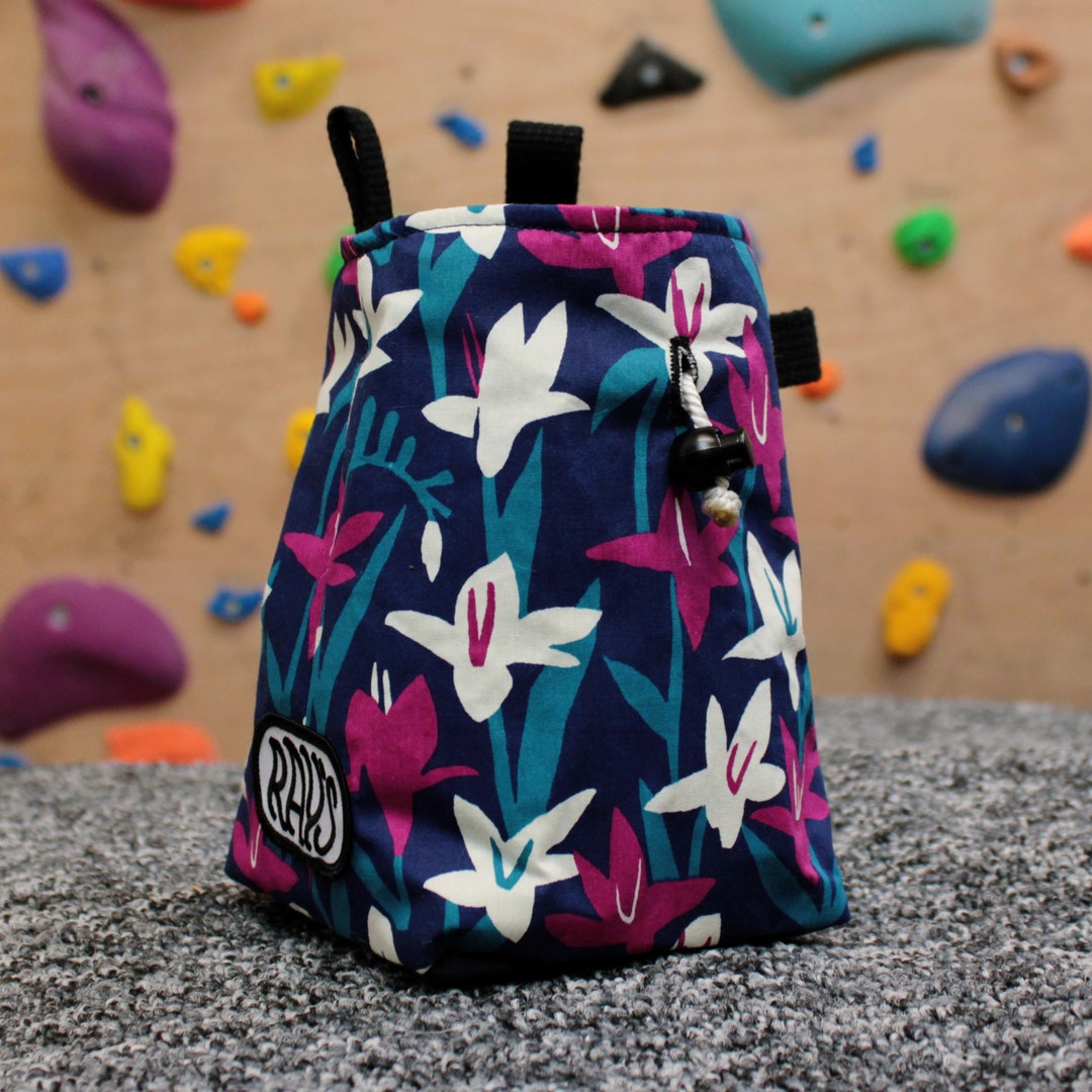 Chalk Bag for Climbing & Bouldering Handmade From Repurposed and ...