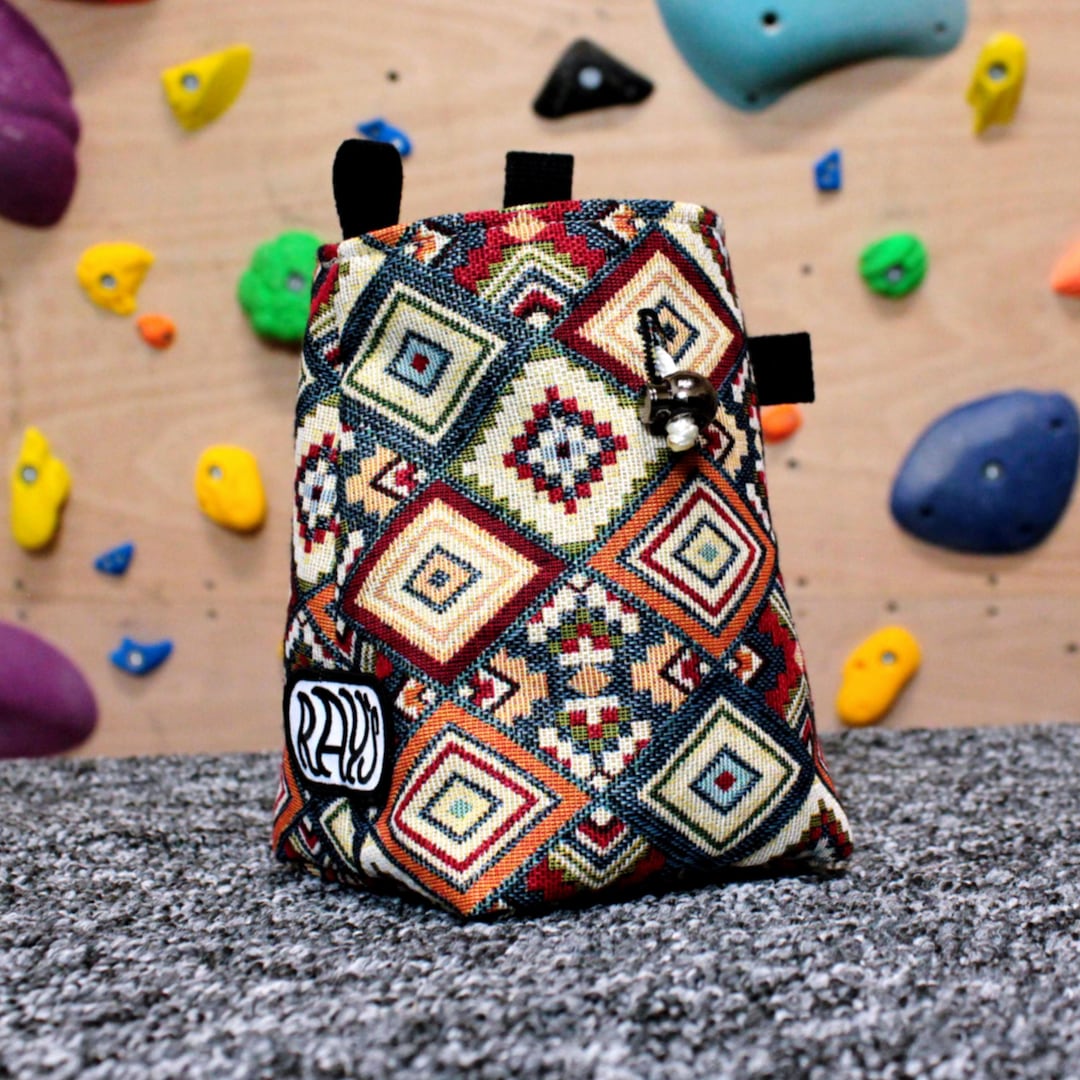 Chalk Bag for Climbing & Bouldering Handmade From Repurposed and ...