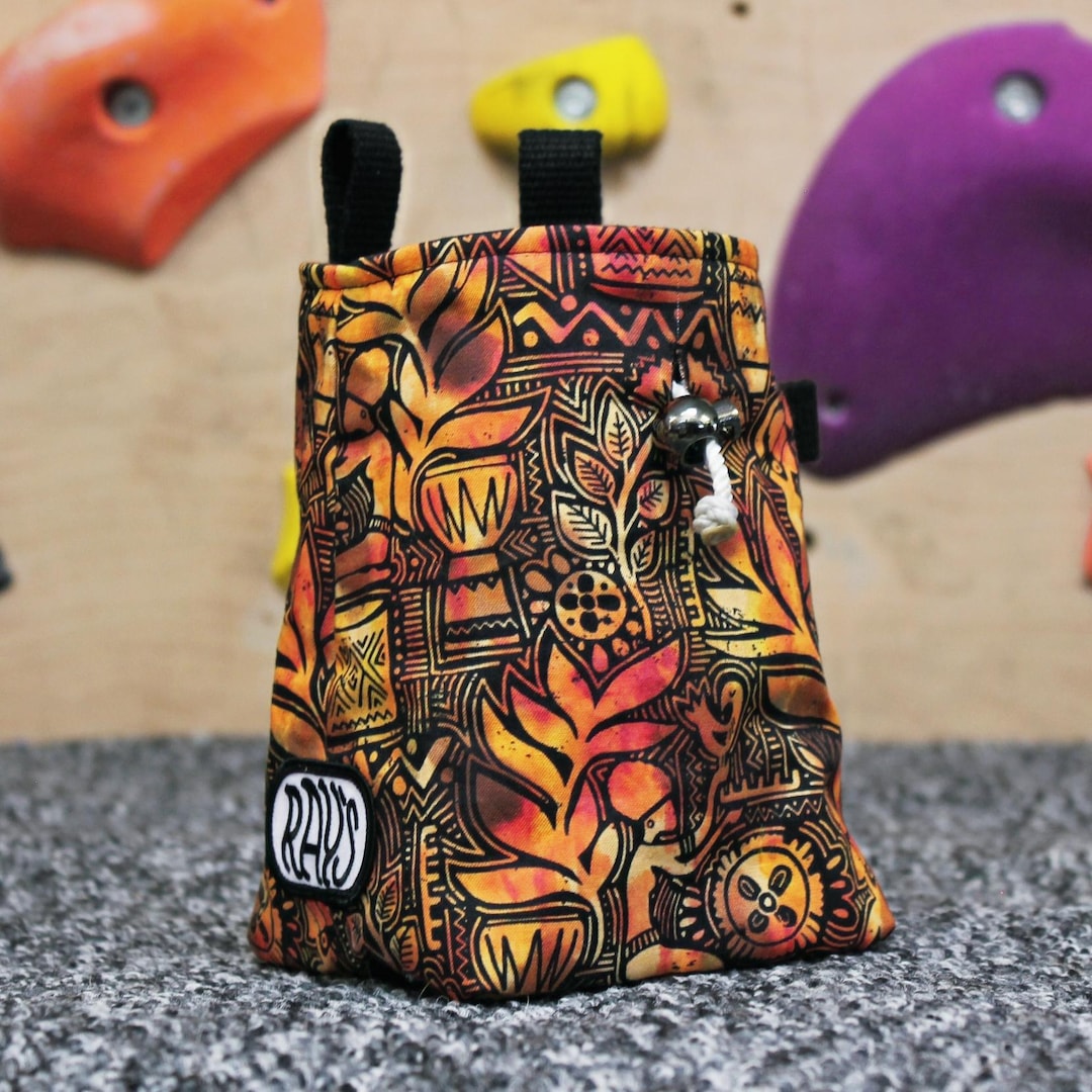 Chalk Bag for Climbing & Bouldering Handmade From Repurposed and ...