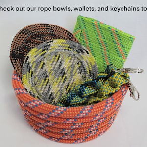 Sustainable Climber's Key Ring Handmade From Repurposed Climbing Rope ...