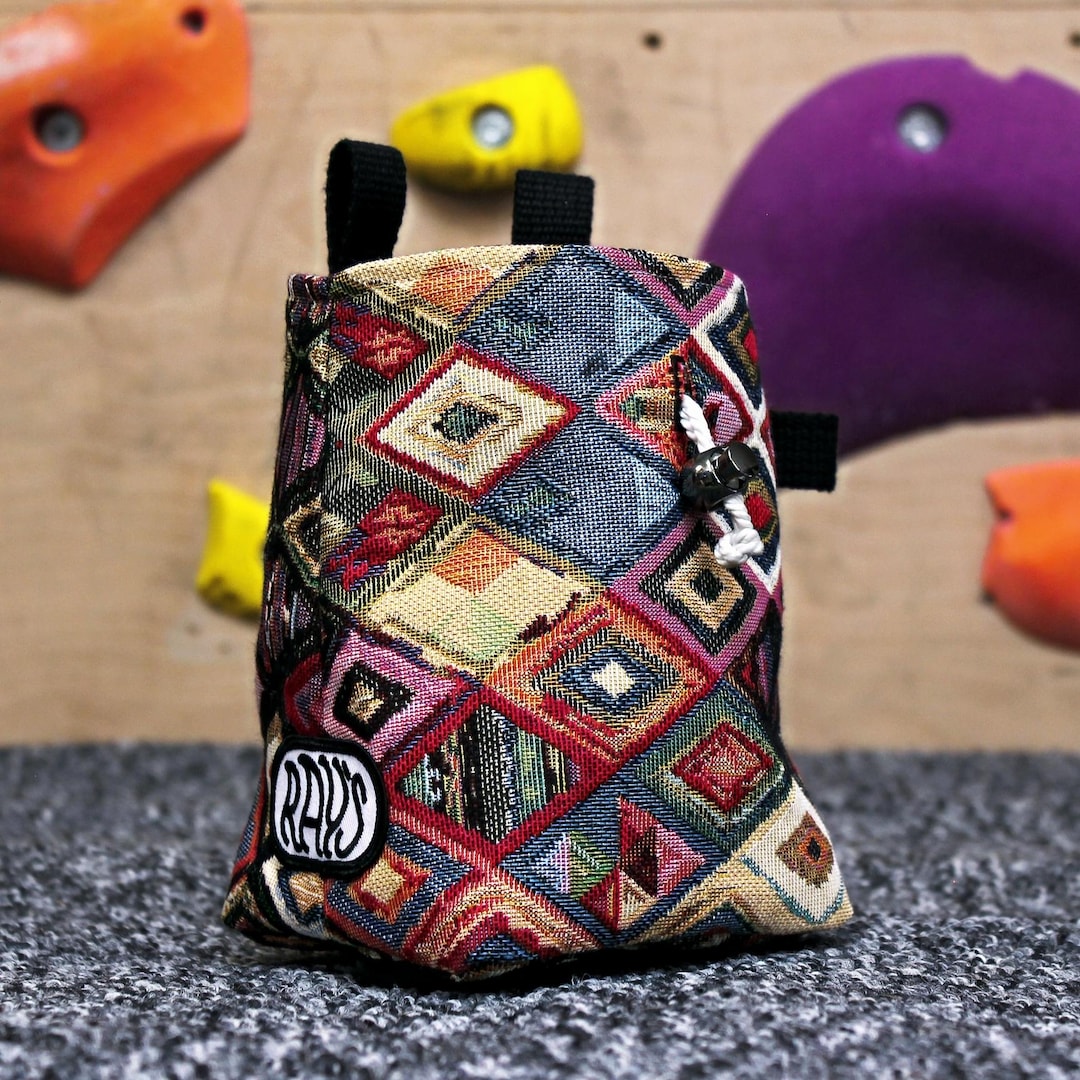 Chalk Bag for Climbing & Bouldering Handmade From Repurposed and ...