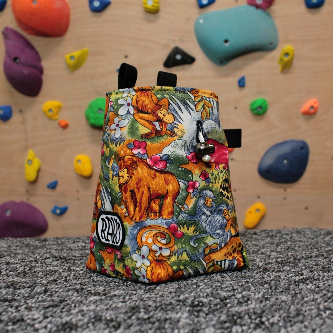 Chalk Bag for Climbing & Bouldering Handmade From Repurposed and ...