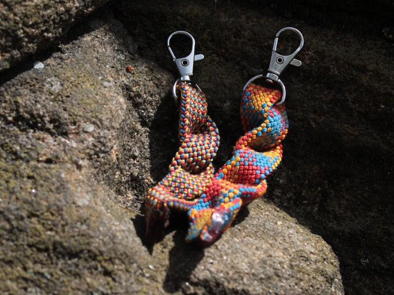 Sustainable Climber's Key Ring Handmade From Repurposed Climbing Rope ...