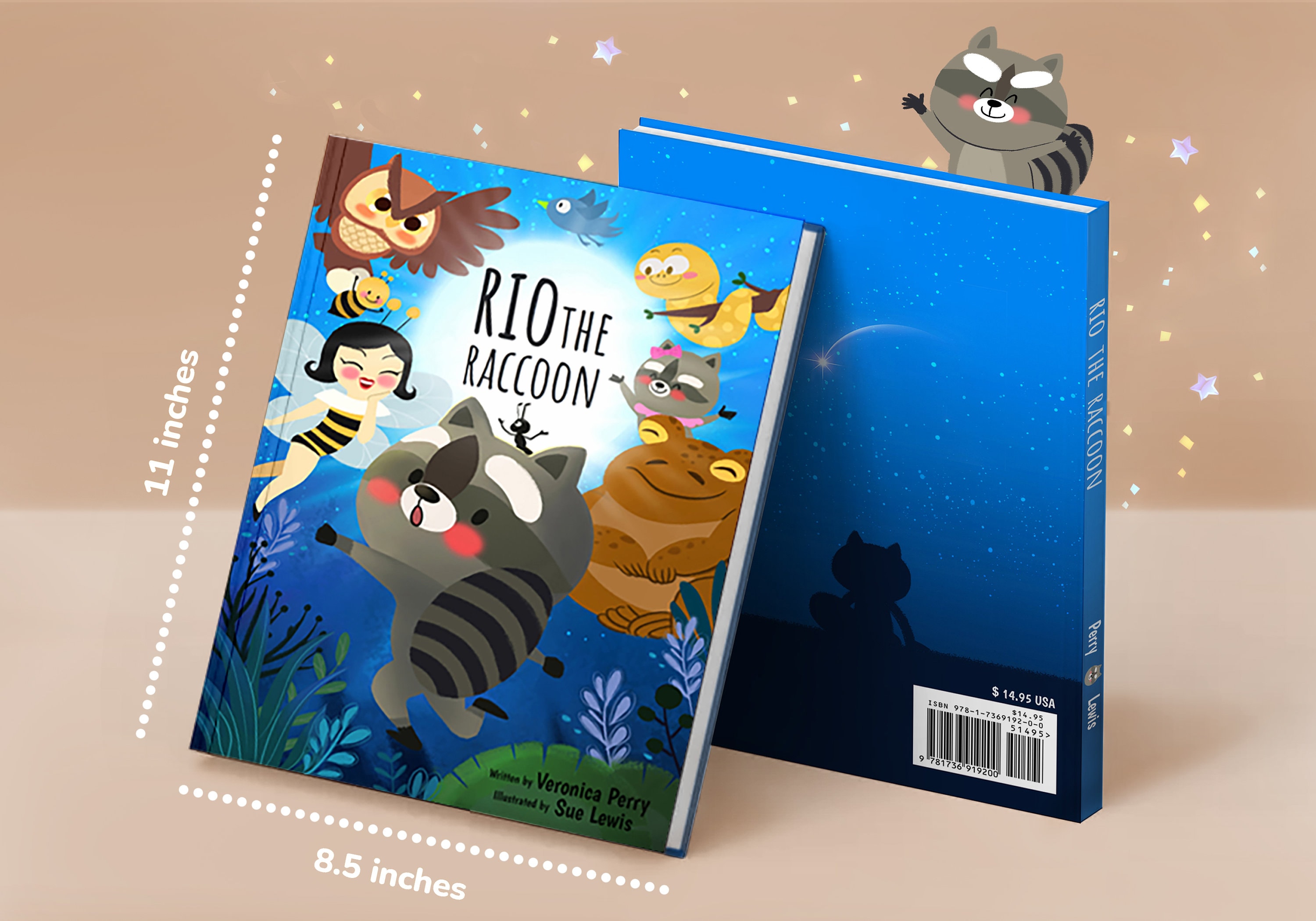 Rio the Raccoon - A Children's Book About Mental Health - Etsy