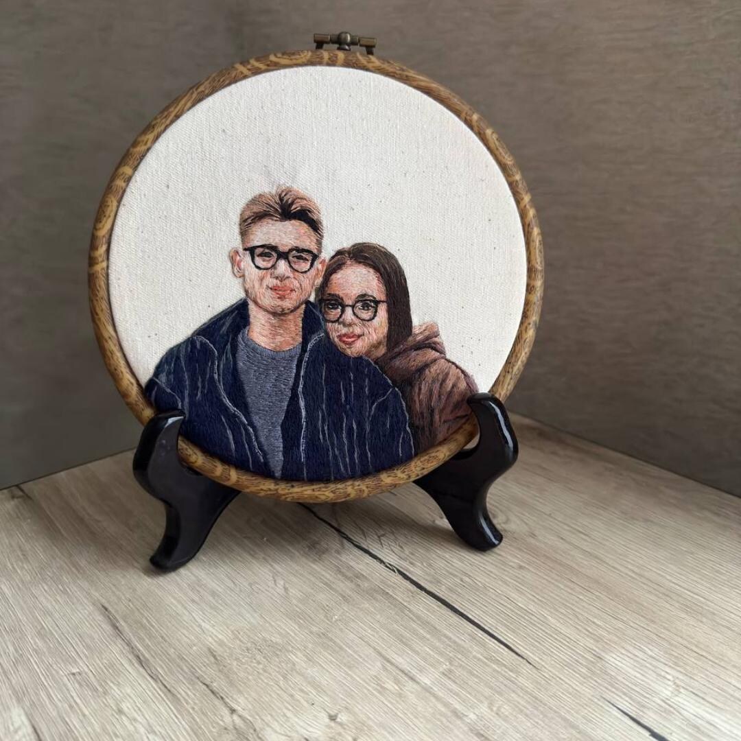 Custom Embroidery Family Hoop | Family Embroidery Design | Pet ...