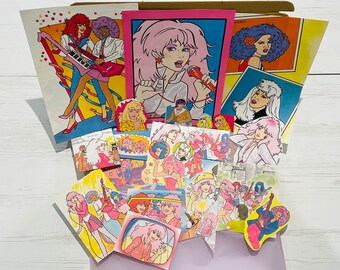 Vintage Ephemera Jem and the Holograms Themed X 80 Pieces Cut Outs ...