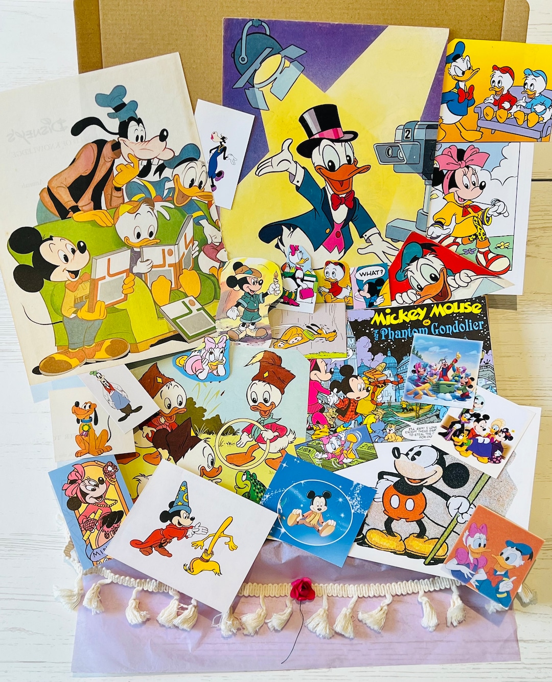 Vintage Ephemera Disney Classic Characters X 150 Pieces Cut - Etsy