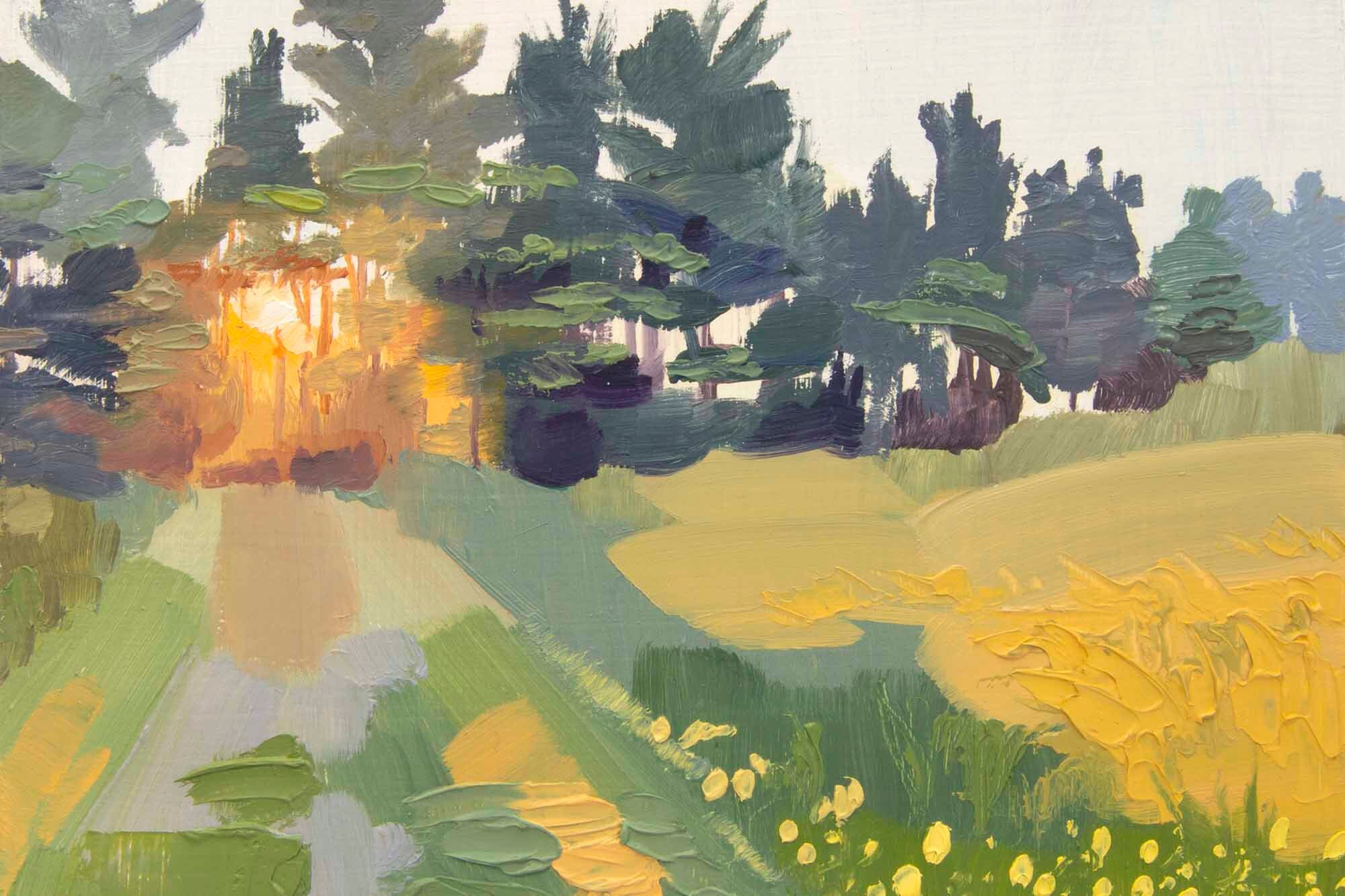 Floral Sunset Prairie Wall Art, Home Decor - Etsy