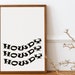 Howdy Howdy Printable Wall Art, Trendy Wall Art, Howdy Sign, Howdy ...