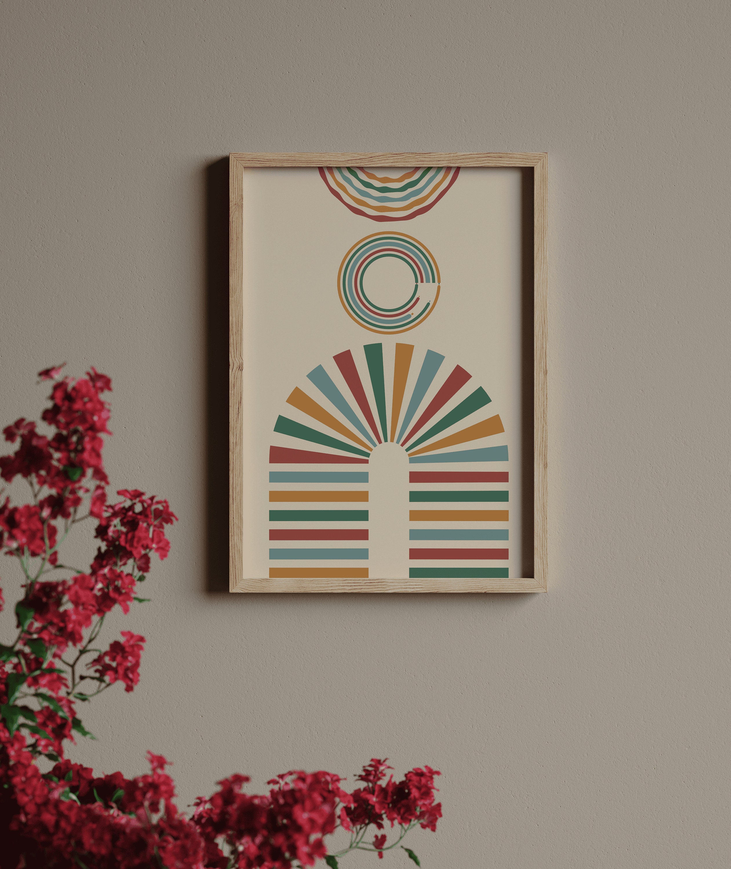 Boho Wall Art,rainbow Print,watercolor Rainbow Wall Art,whimsical Wall ...