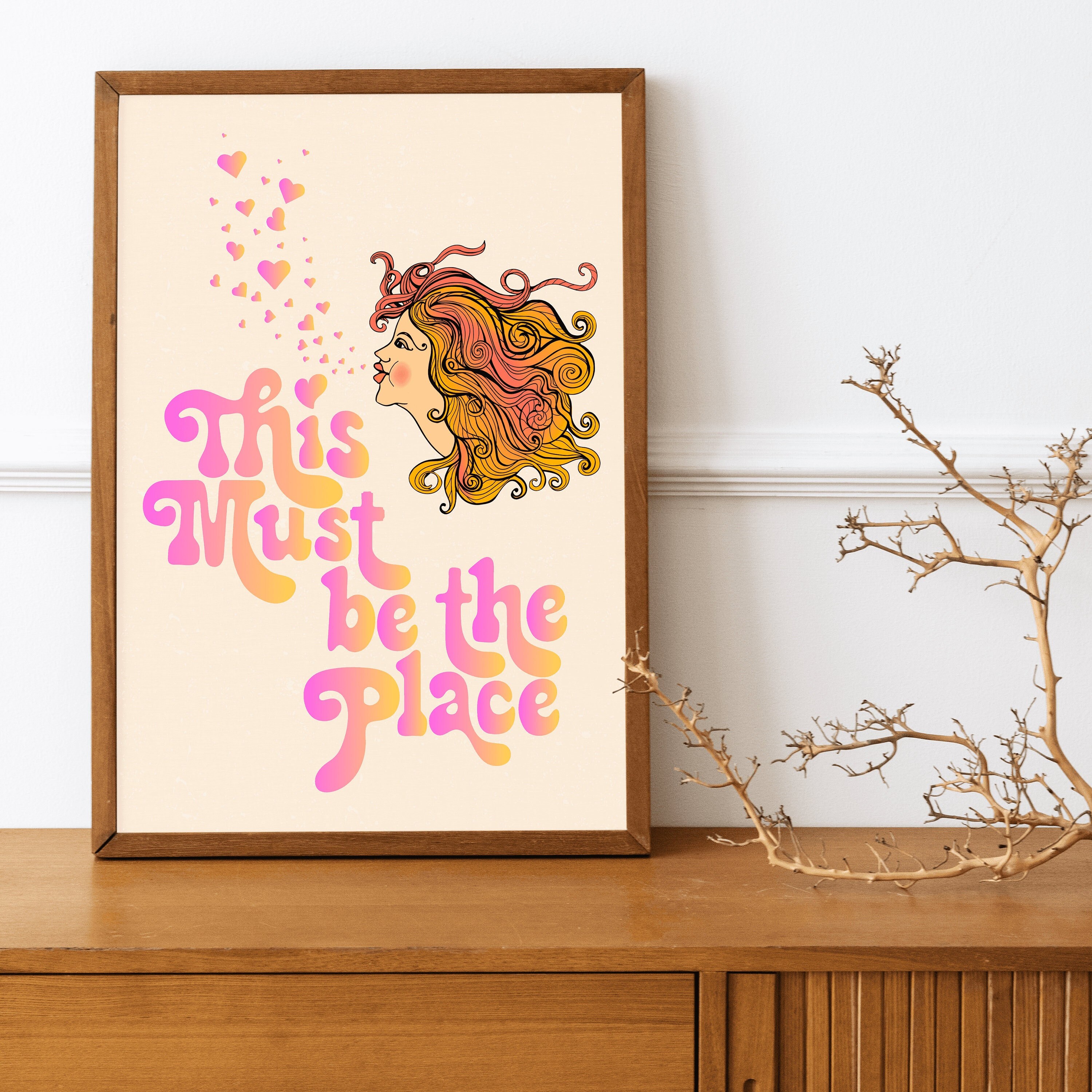 70s Decor, Retro 70s Home Decor, 70s Wall Art, Retro Home Decor, 70s ...